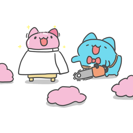 Sticker Maker - BugCat Capoo Barbería de Bugs Cats