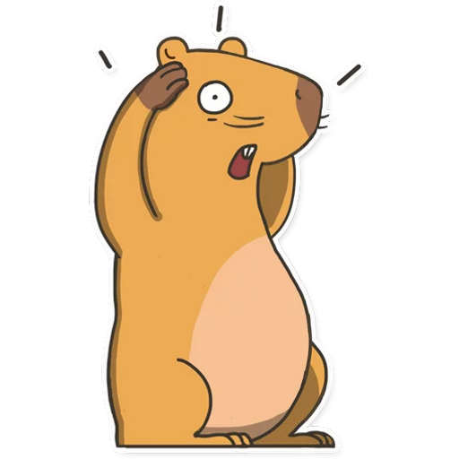 Sticker Maker - Капибара №11