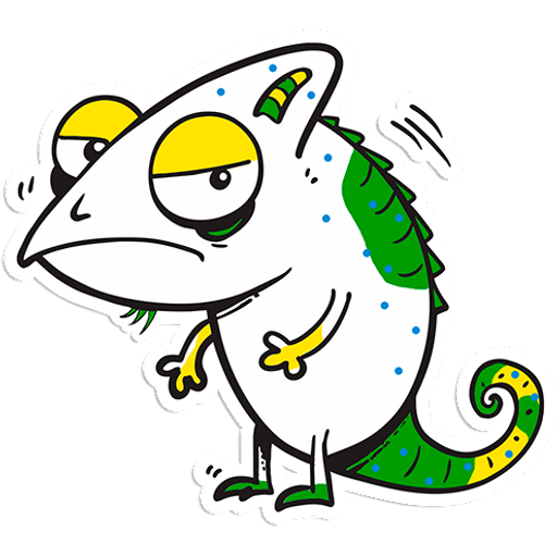 Sticker Maker - Lizards Chill