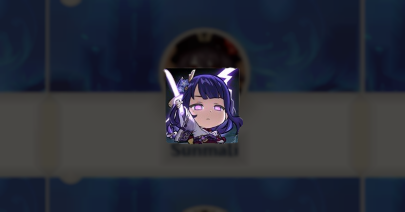 Sticker Maker - Raiden Shogun | Genshin Impact