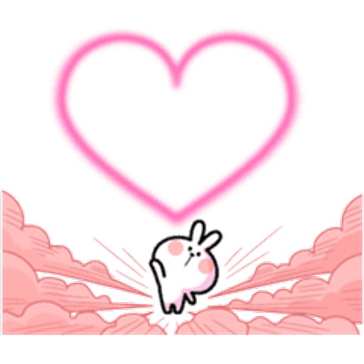 Sticker Maker - Spoiled Rabbit "Love"